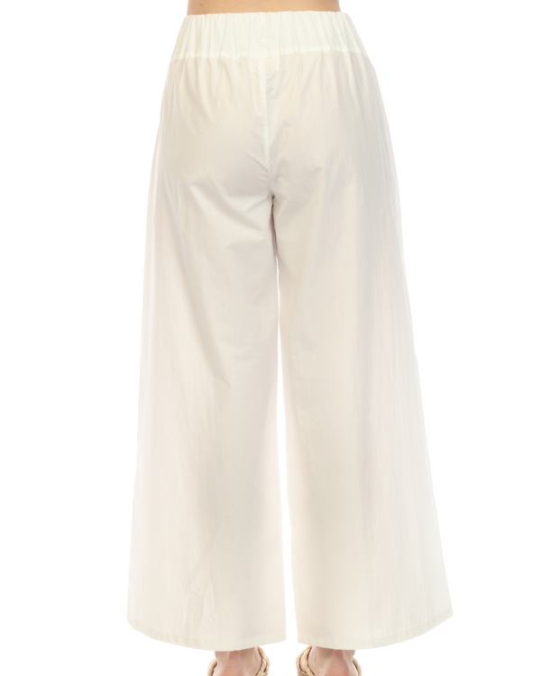 Poplin Pant - Handmade 100% Cotton Light and Airy High-Waisted