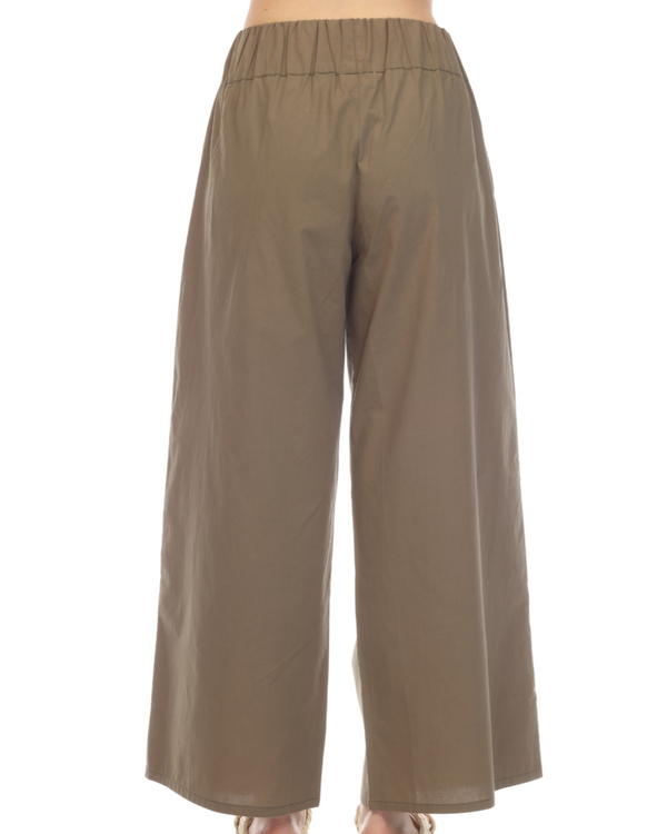 Poplin Pant - Handmade 100% Cotton Light and Airy High-Waisted