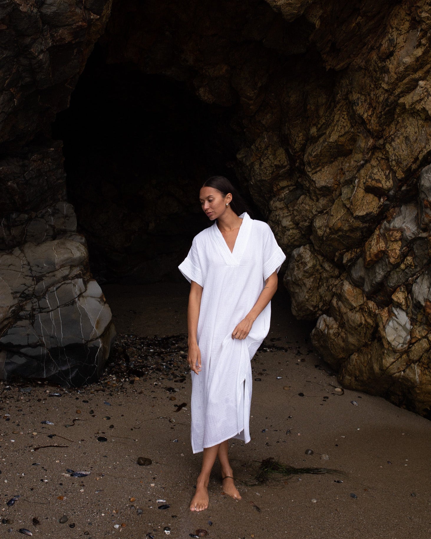 Tulum Dress - Handmade 100% Cotton Maternity and Postpartum Friendly